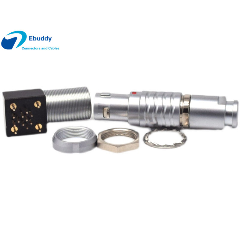 Lemo EXG Right Angle PCB Socket Push Pull Circular Connectors EXG.1B.310