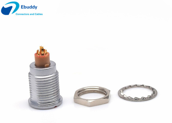 Green Color Lemo B Series Connectors Custom Circular Plug FGG 1B 10 Pin ...